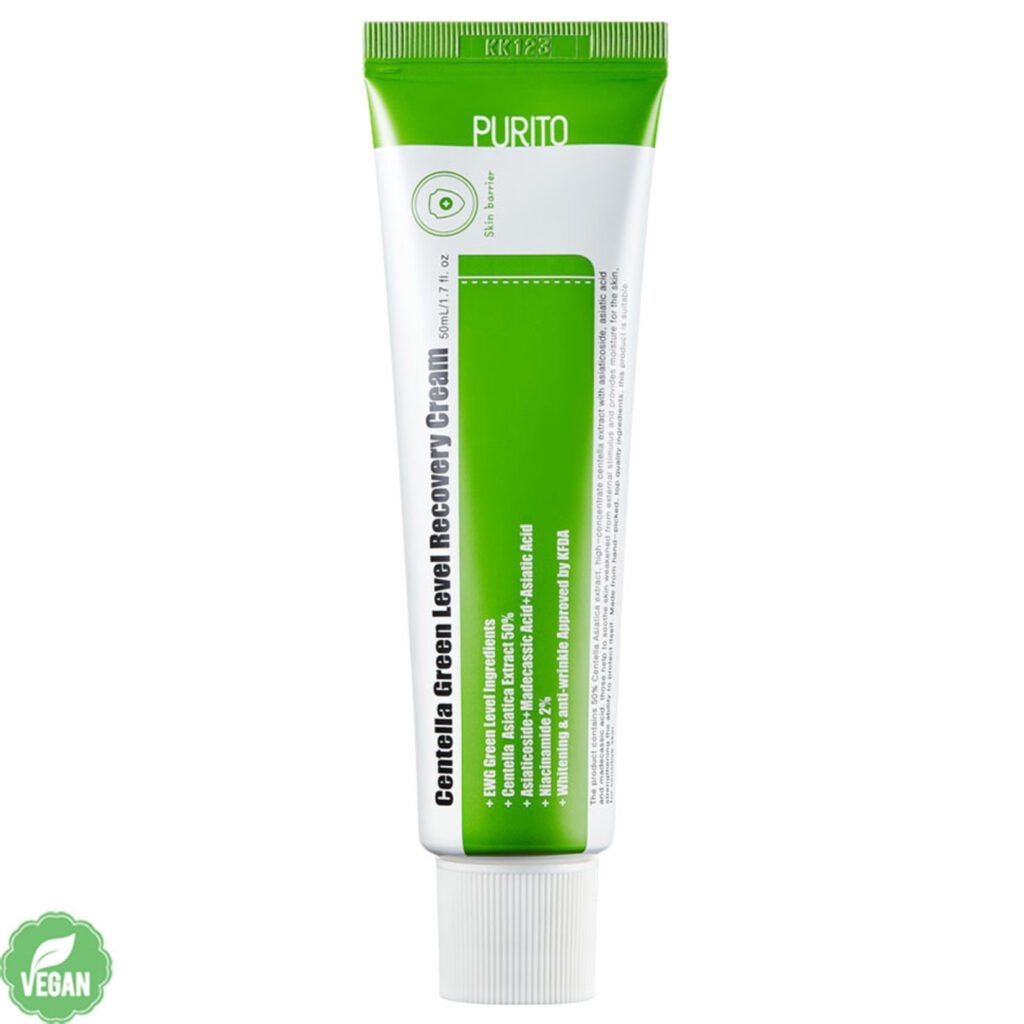 Purito - Centella Green Level Recovery Cream - 50ml - MyLittleYuzu
